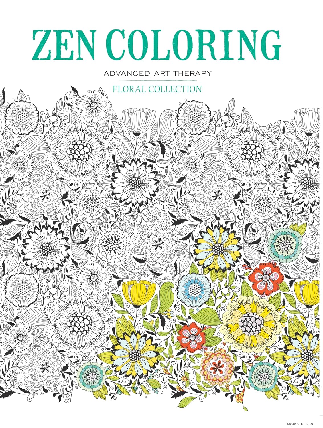 Amazon.com: Zen Coloring - Floral Collection (Zen Coloring Advanced Art ...