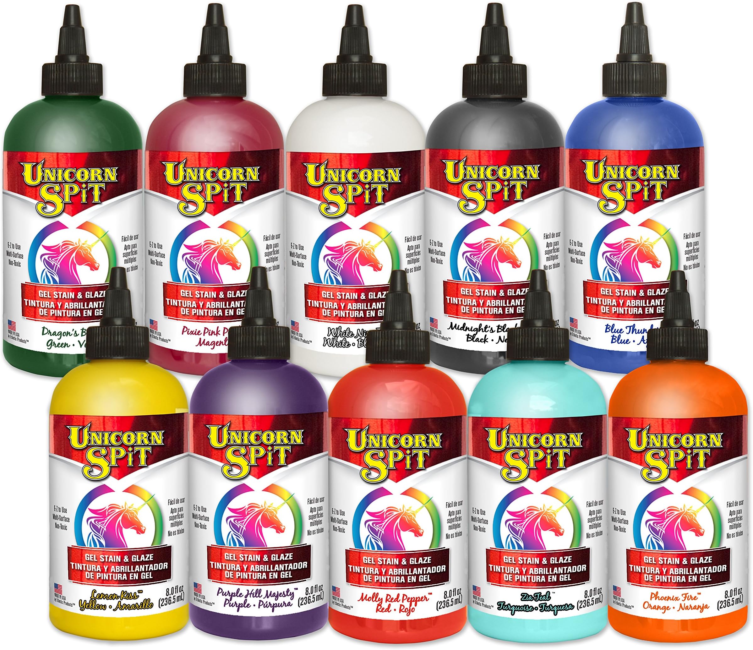 Amazon.com: Unicorn SPiT 5770001 Gel Stain and Glaze, Pixie Punk Pink 4 ...