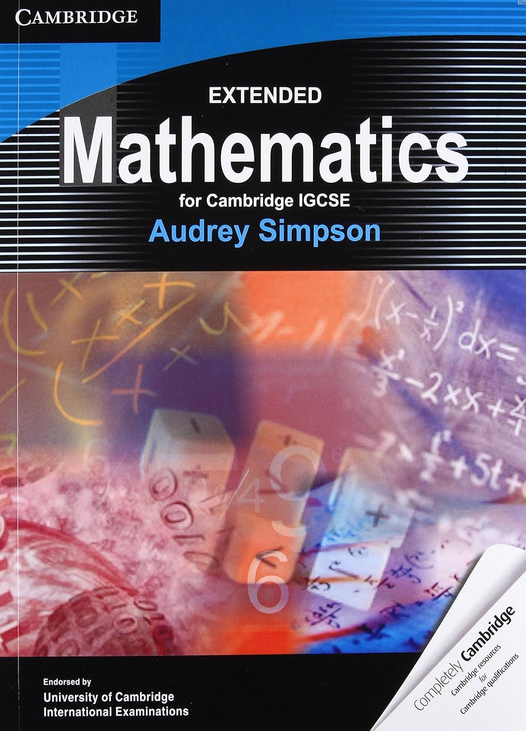 Extended Mathematics for Cambridge IGCSE (Cambridge International IGCSE ...
