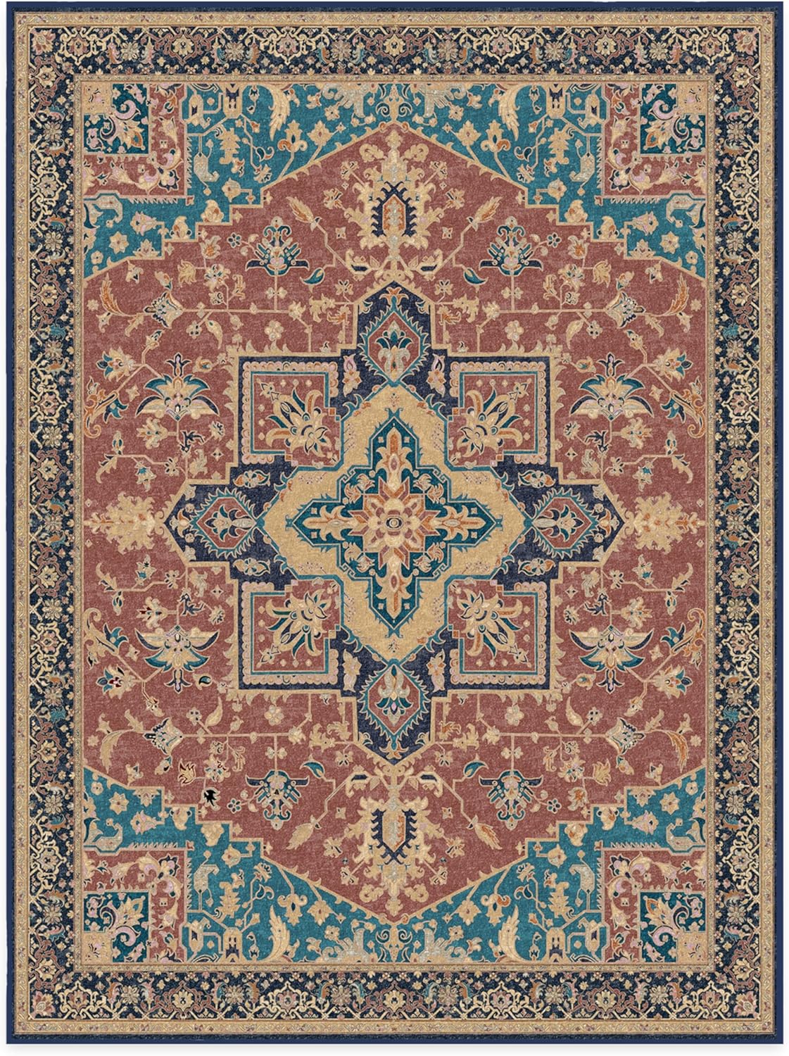 Amazon.com: RUGGABLE x Maral Heriz Washable 9x12 Large Area Rug ...