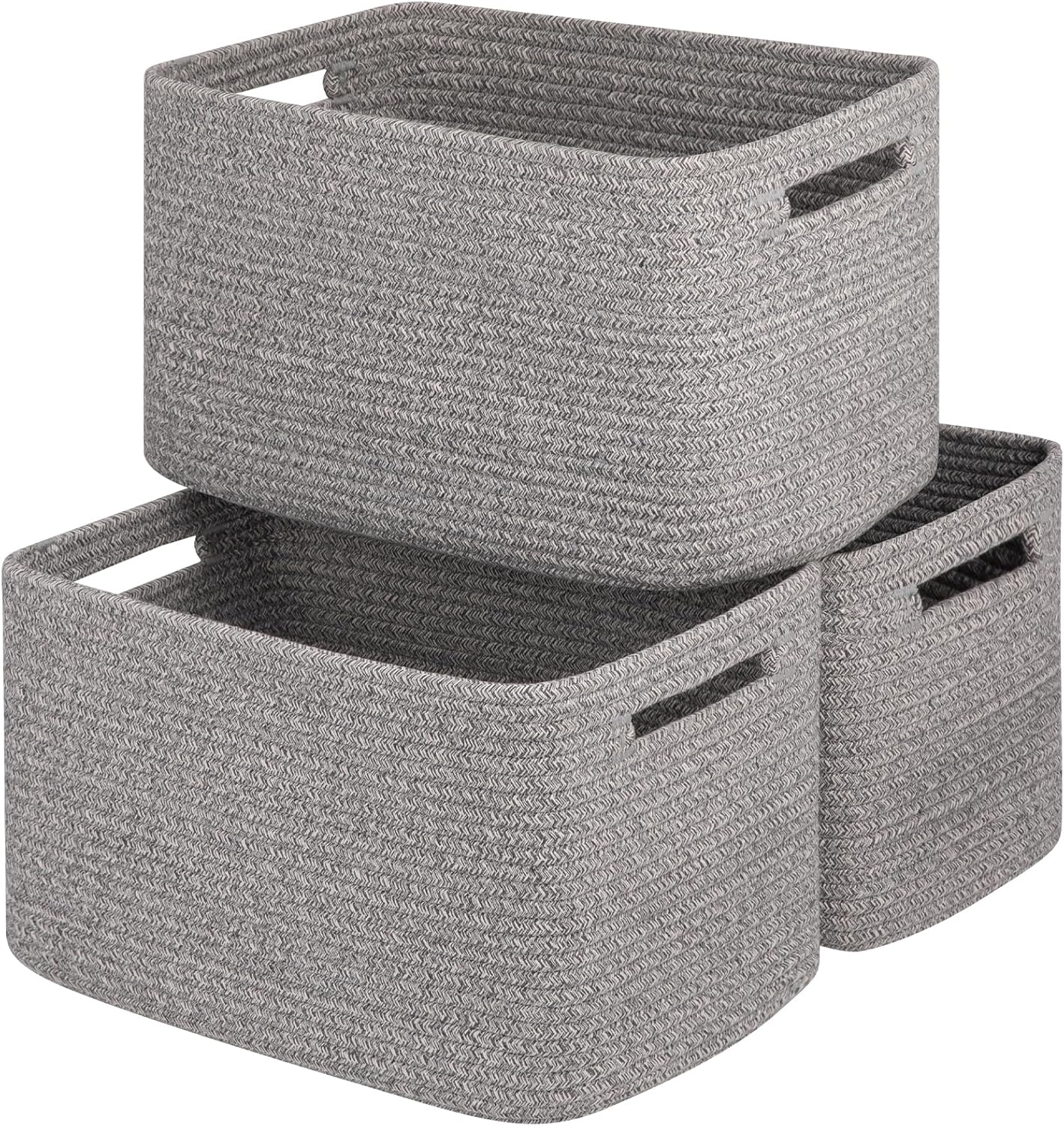 Amazon.com: Storage Baskets for Organizing, Decorative Woven Baskets ...