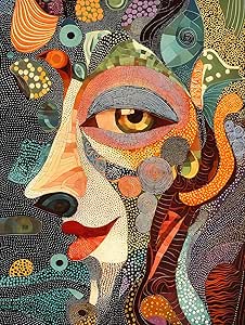 Amazon.com: Mysterious Face Jigsaw Puzzles for Adults 1000 Pieces, 6 ...