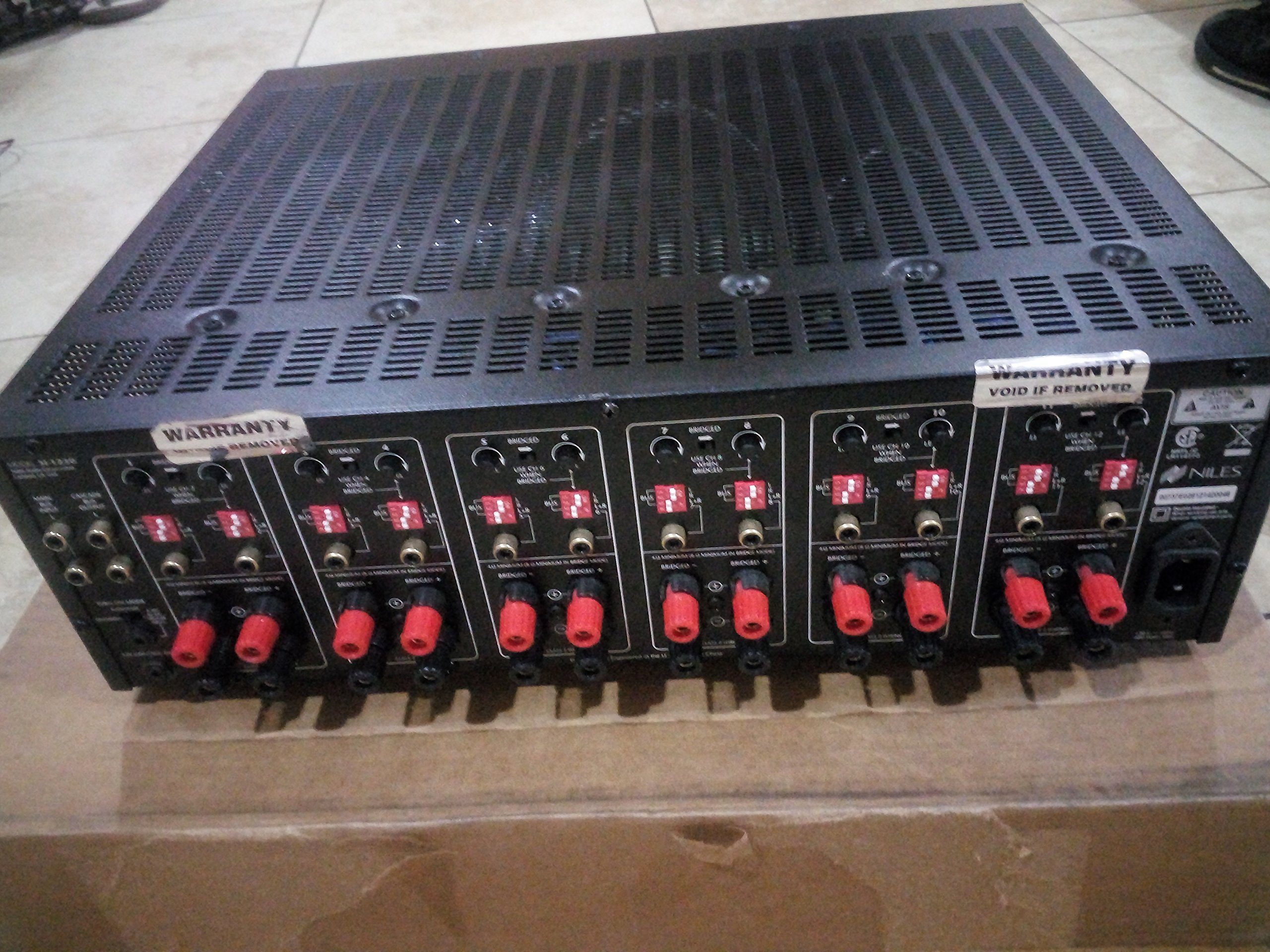 12-channel bridgeable power amplifier