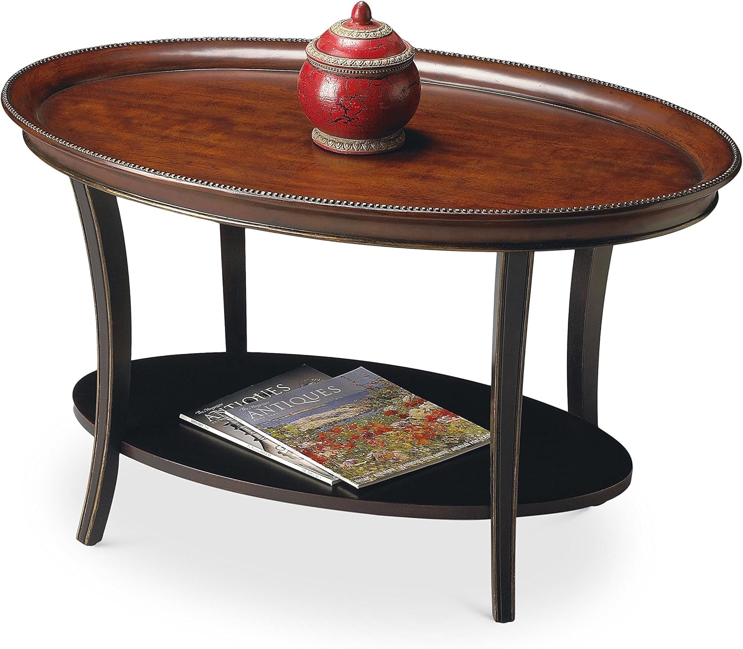 Amazon.com: Butler Hamlet Café Noir Oval Coffee Table : Home & Kitchen