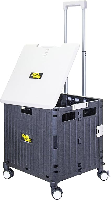 Amazon.com: dbest products Quik Cart Swing Four Swivel Wheeled Rolling ...
