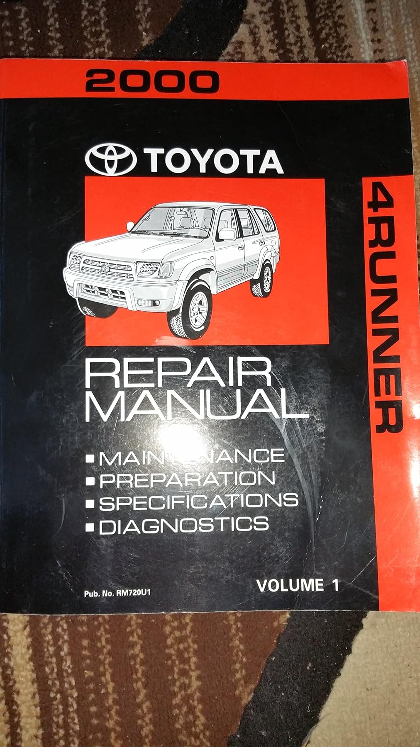 Amazon.co.jp: 2000 Toyota 4Runner Factory Repair Manual Volume 1 ...