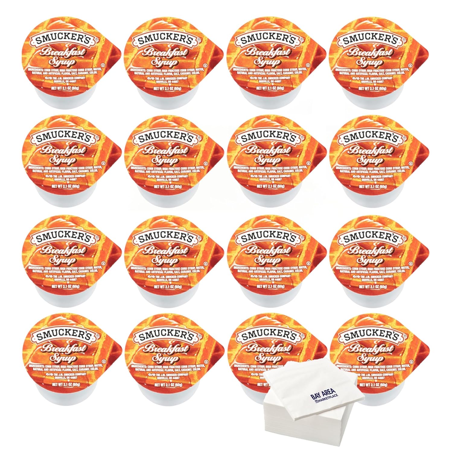 Amazon.com: Smucker's Breakfast Syrup, 2.1oz Cups, (Pack of 25) with ...
