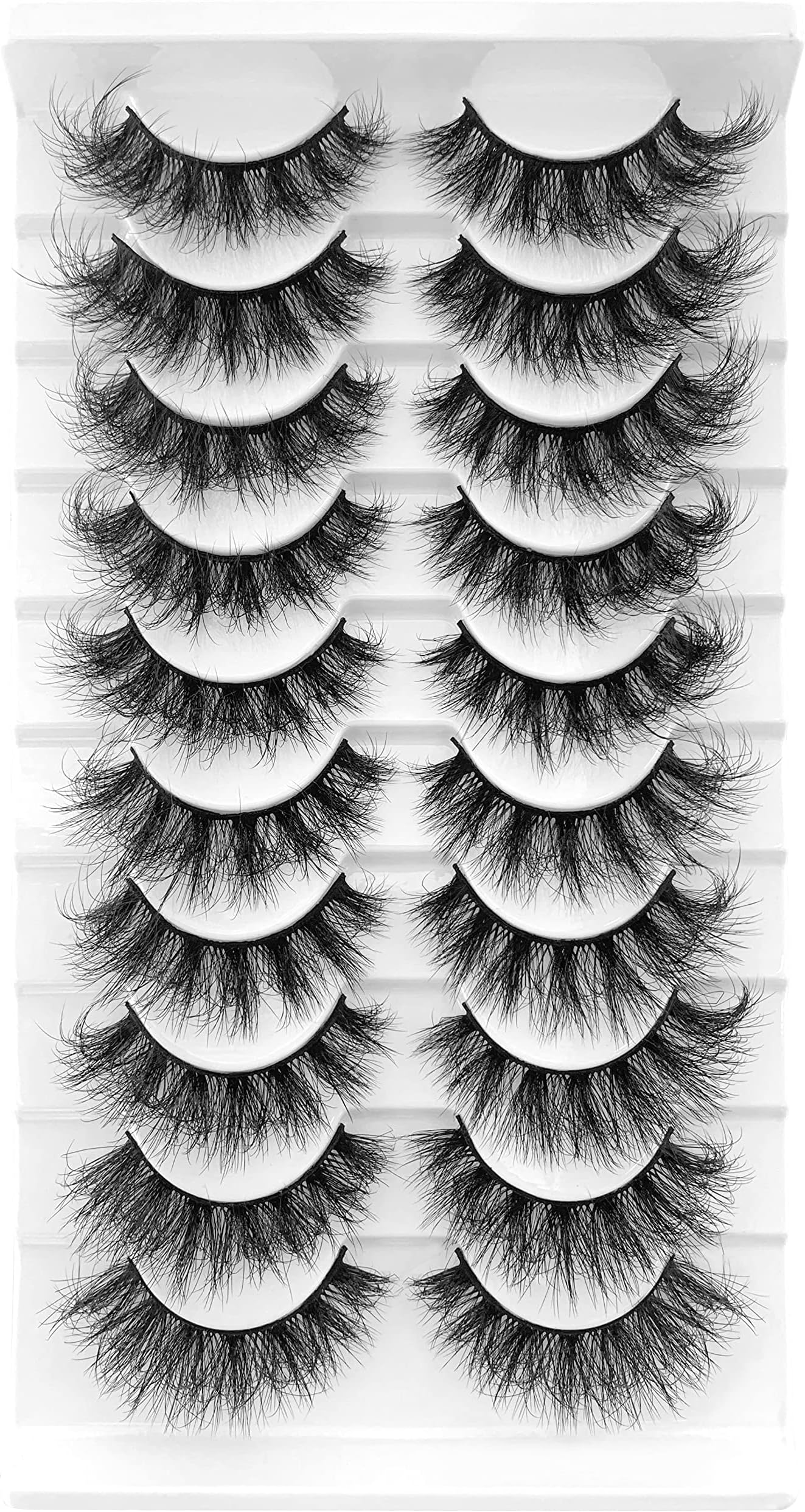 Amazon.com: loladook Mink Lashes Strip Cat Eye Lashes Wispy D Curl ...