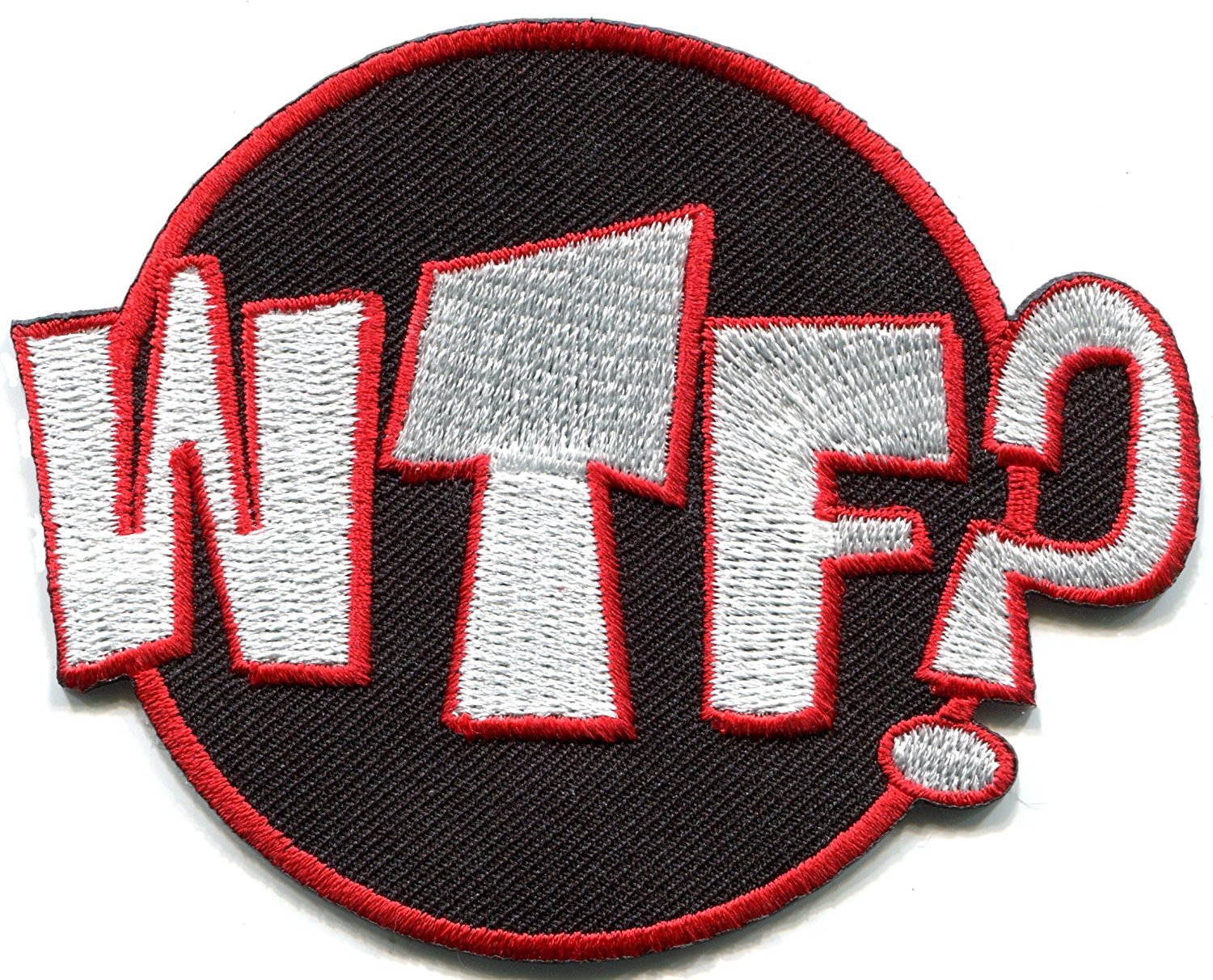 Amazon.com: WTF? Funny Retro Humor Joke Gag Internet Embroidered ...