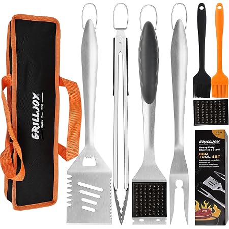 Amazon.com : POLIGO 7PCS Golf-Club Style BBQ Tools Grilling Tools with ...
