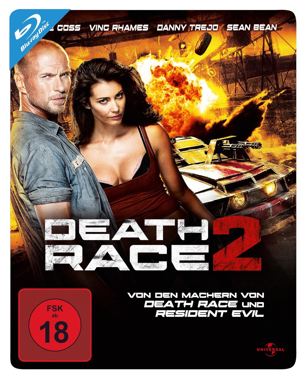 Death Race 2 - Steelbook [Blu-ray] [Limited Edition]: Amazon.de: Rhames ...