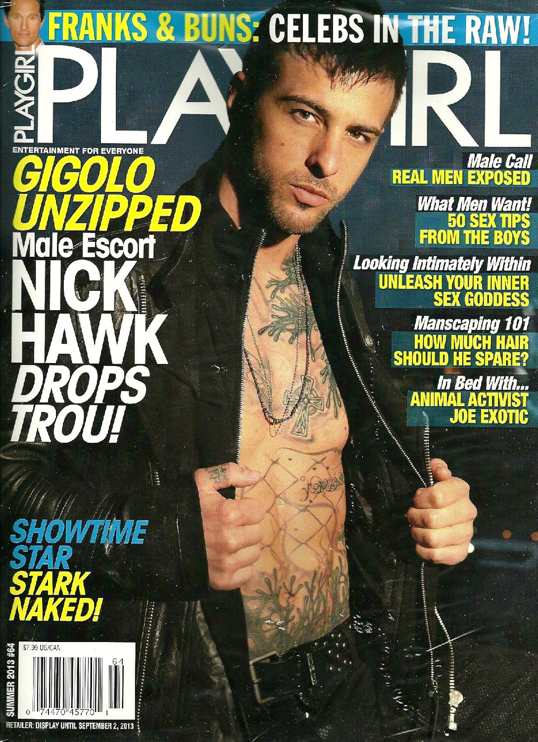 PLAYGIRL NICK HAWK, SUMMER 2013, PLAYGIRL (PLAYGIRL) : Amazon.com.mx ...