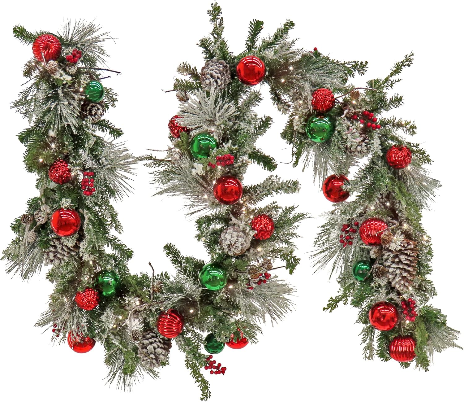 Amazon.com: National Tree Company Pre Lit Artificial Garland, Green ...