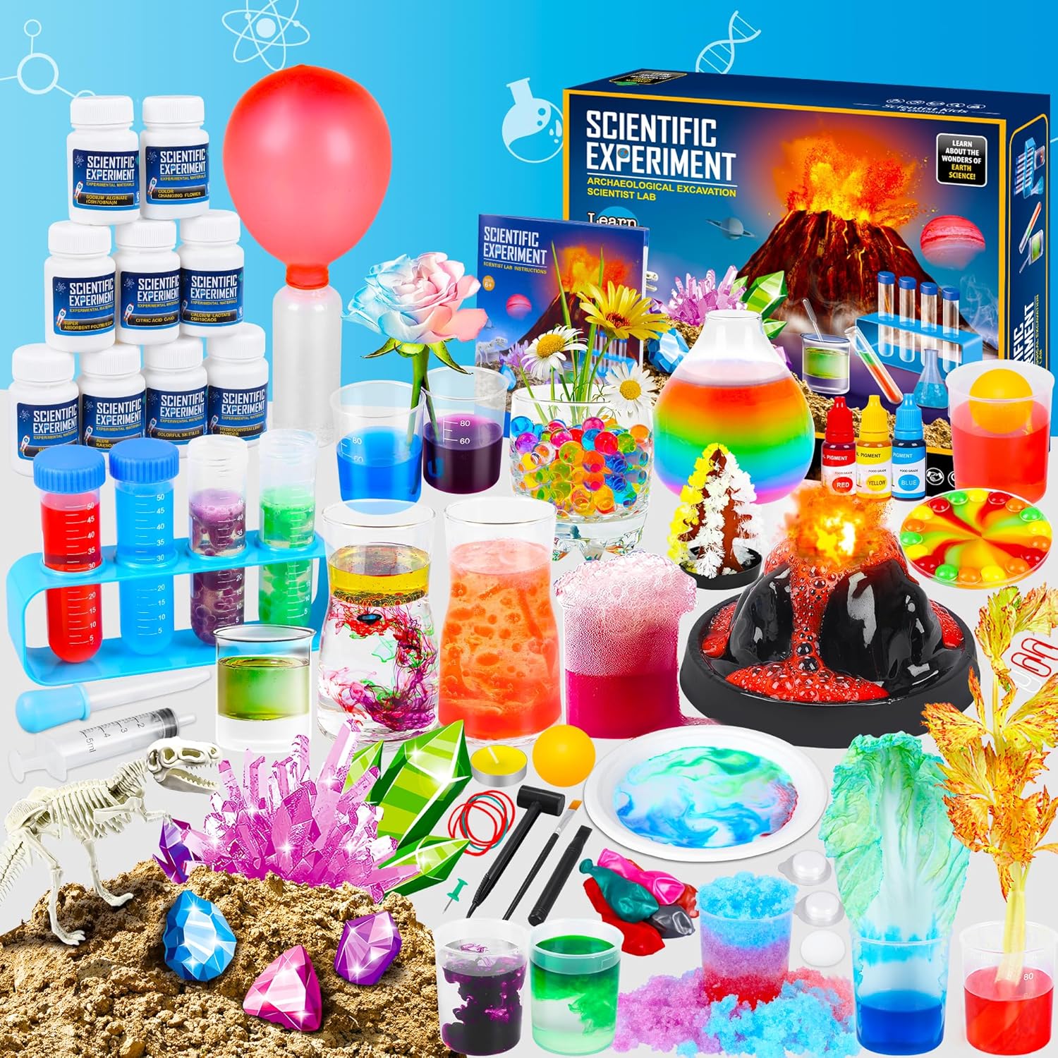 Amazon.com: Science Kit for Kids,100+ Science Lab Experiments Kit, STEM ...