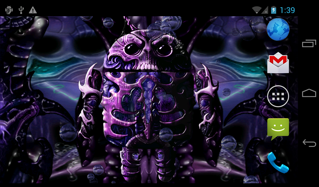 Biomechanical Droid Live Wallpaper - App on Amazon Appstore