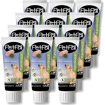 PetPäl Liver Paste for Dogs “TuboSnack“ - 12x 75g | Premium Liver ...