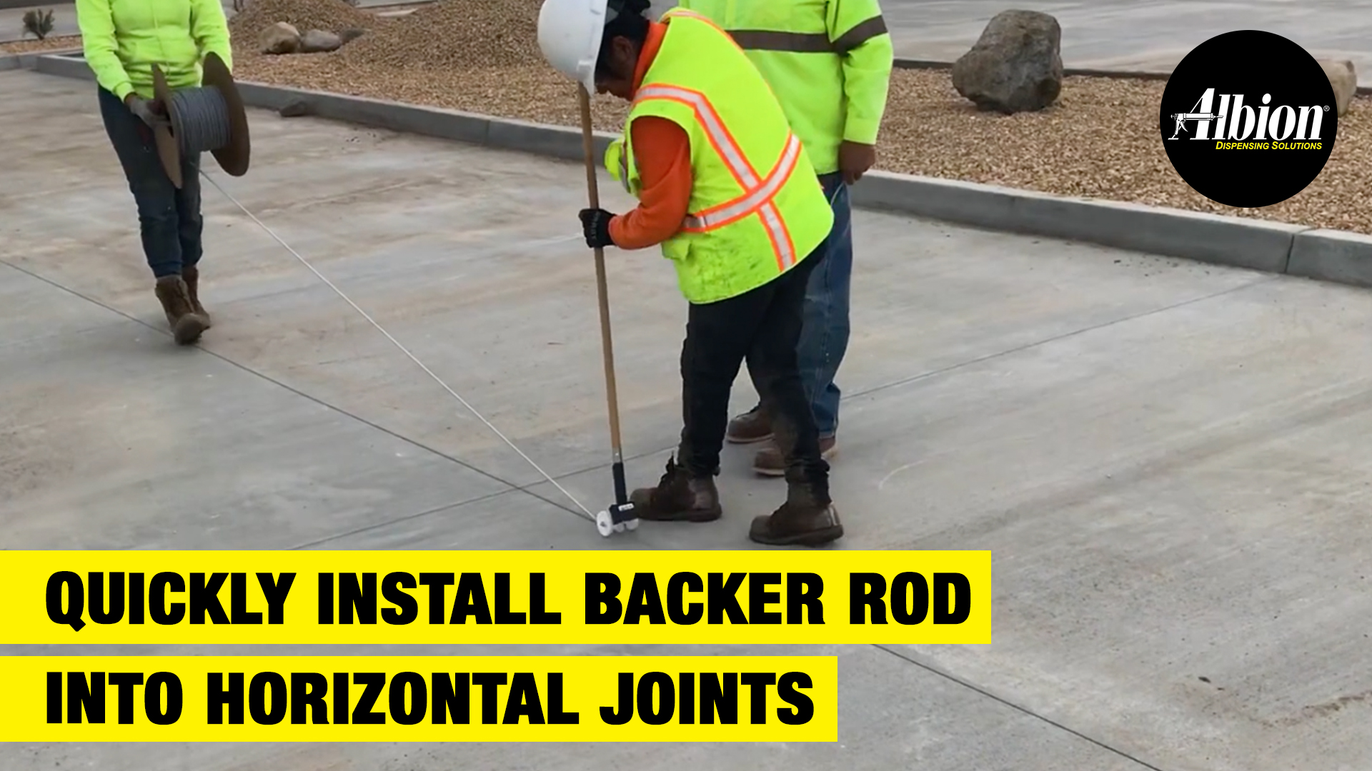 Watch How to Use Albion Backer Rod Insertion Tool on Amazon Live