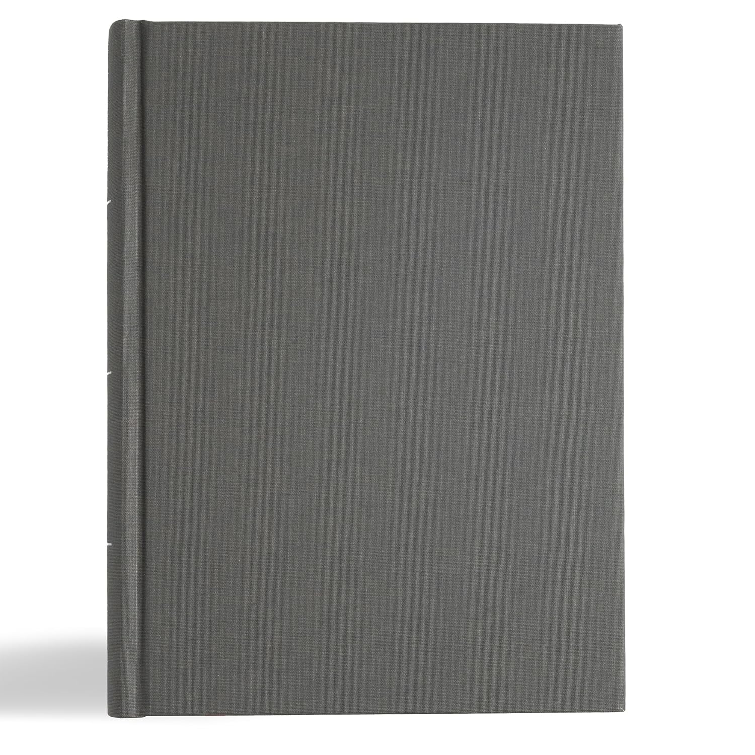 KJV Study Bible, Large Print Edition, Charcoal Cloth Over Board, Red ...
