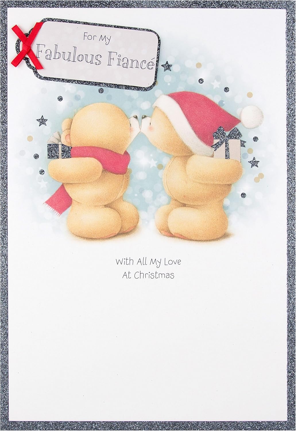 Hallmark Large Forever Friends Fiance "All My Love" Christmas Card ...
