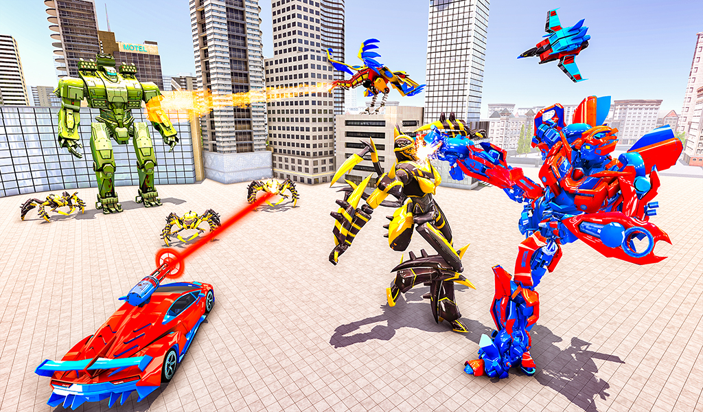 Multi Robot Survival Battle Ultimate War Real Dino Flying Kite Mech Transforming Futuristic ...