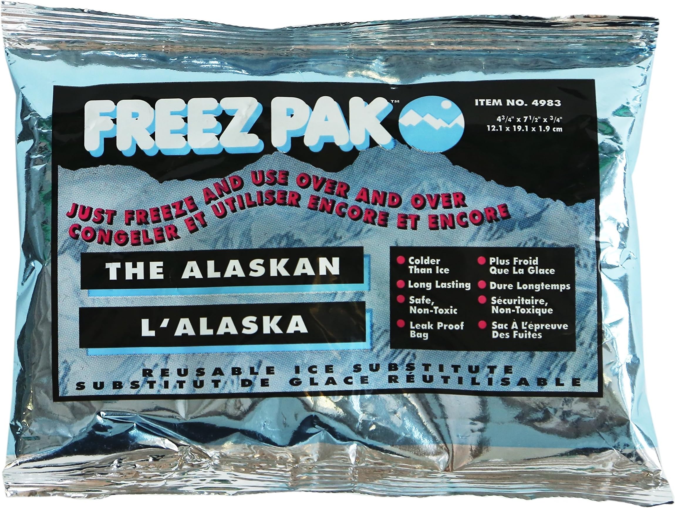 Amazon.com: Lifoam 4983 The Alaskan Reusable Ice Soft Pack, 14 Ounce ...