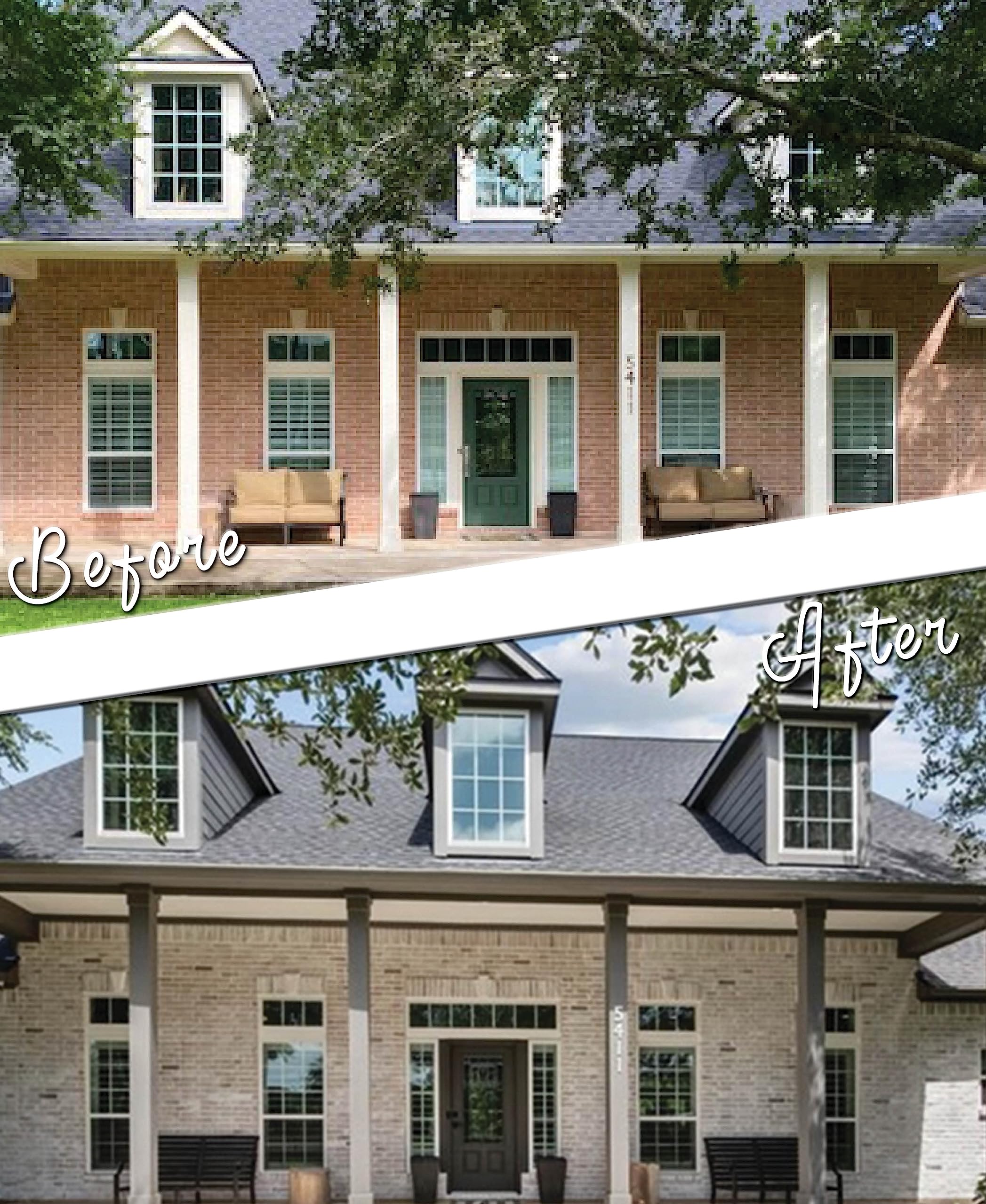 Exterior Brick Staining Stayntech® Brick Stain Colors: Hidden White,