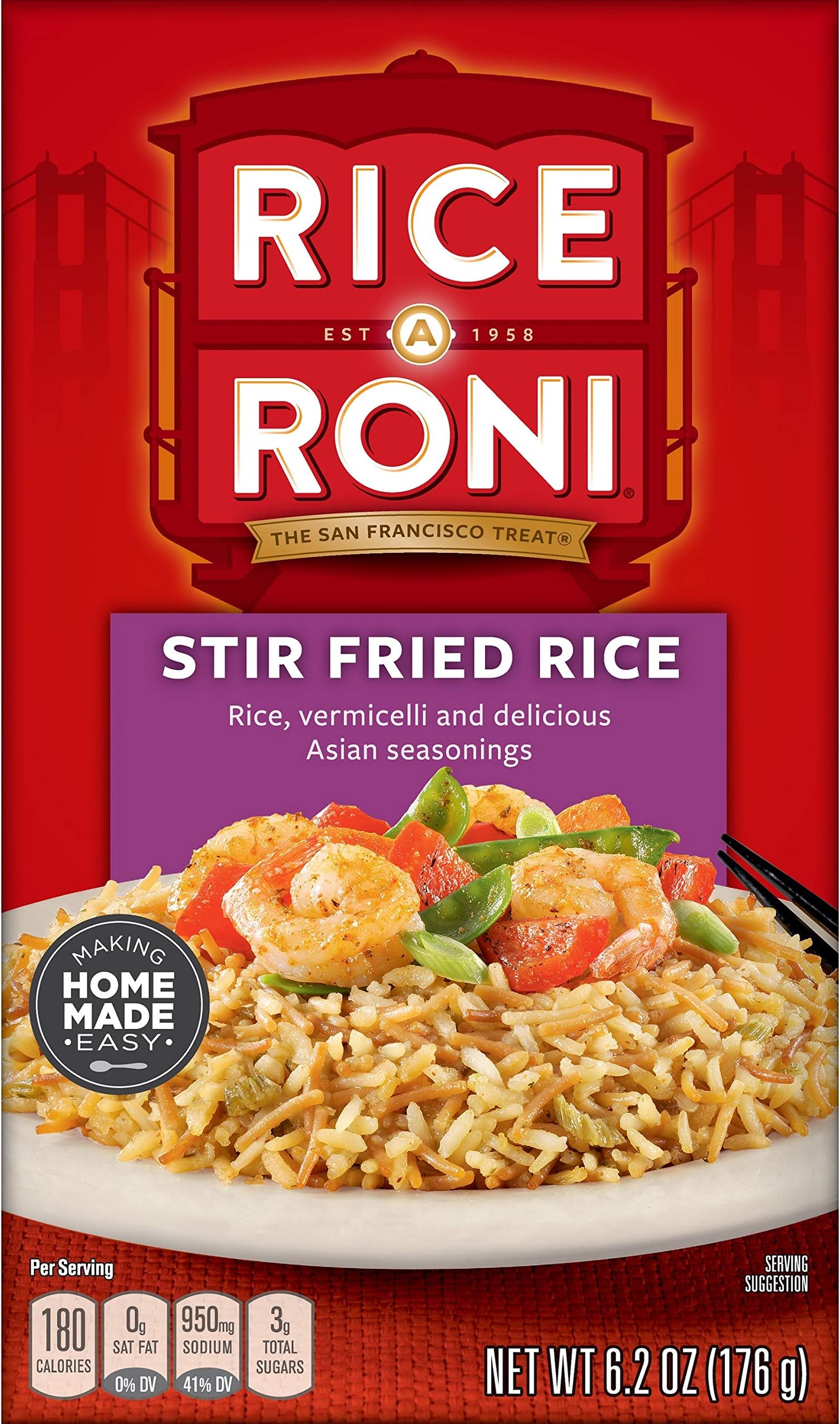 Amazon.com: Quaker Rice A Roni Fried Rice, 6.2 oz (Pack of 12)