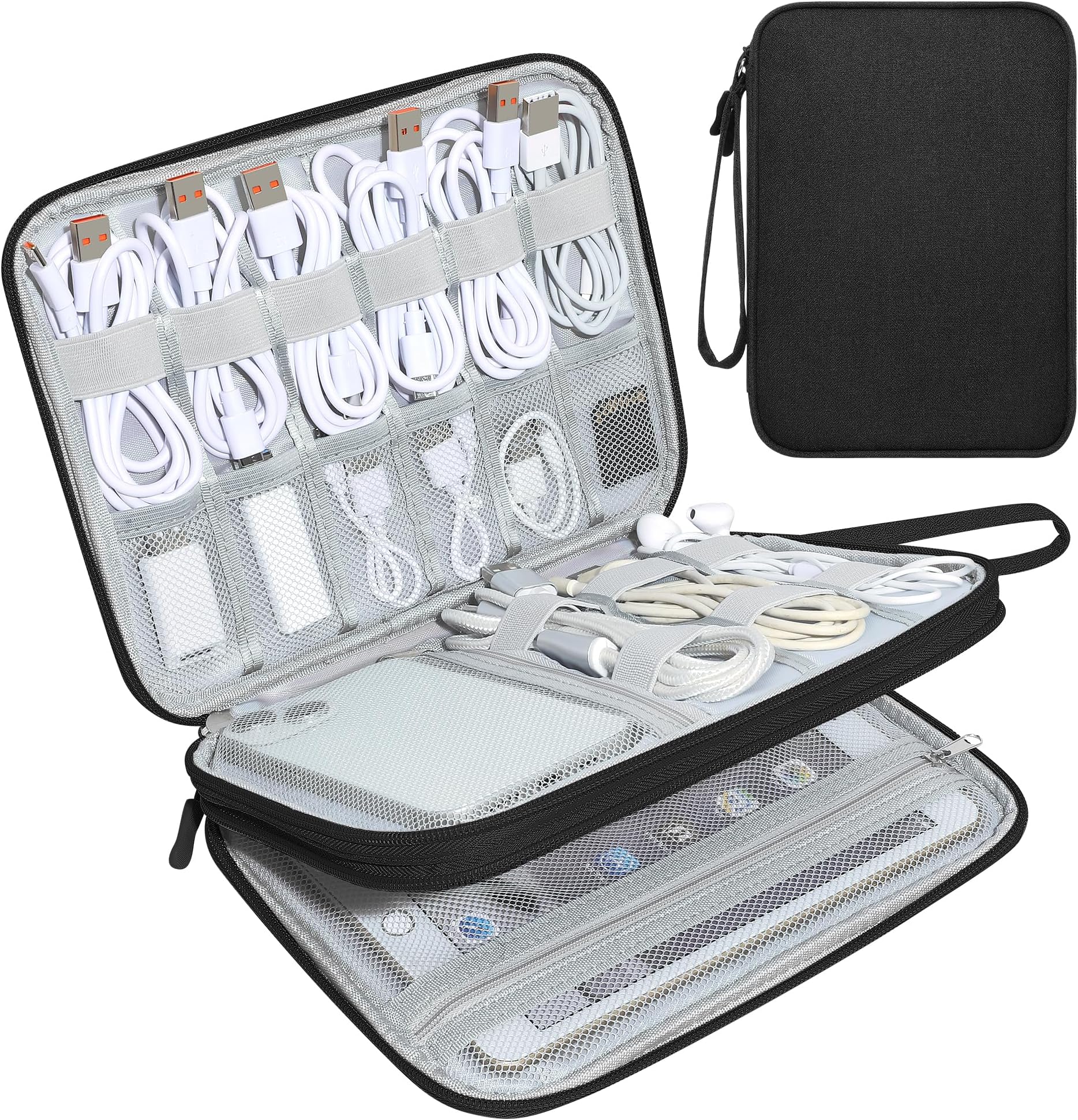Amazon.com: CILLA Electronics Organizer Travel, Travel Cord Organizer ...