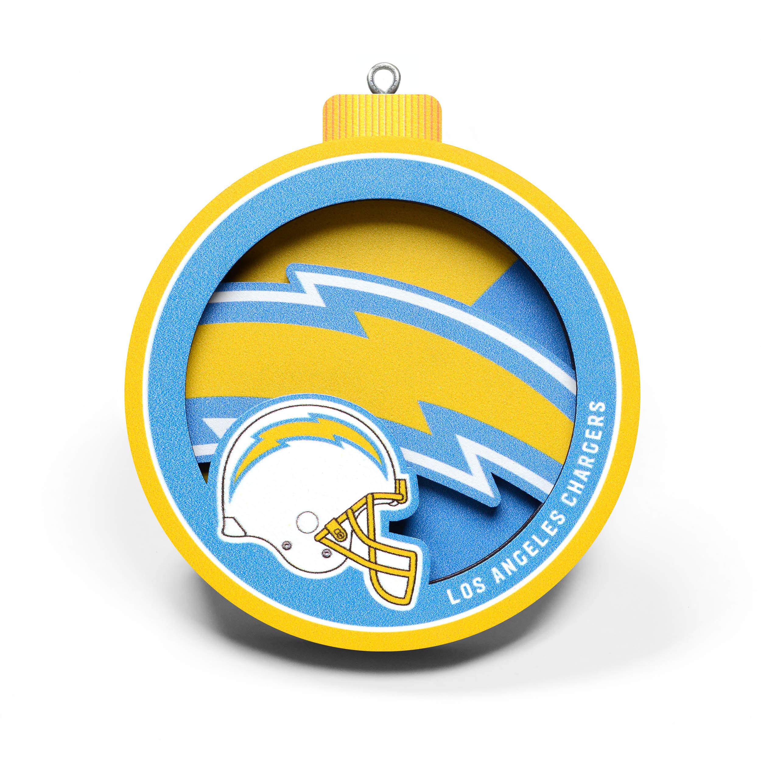 Snapklik.com : NFL Los Angeles Chargers 3D Logo Series Ornament