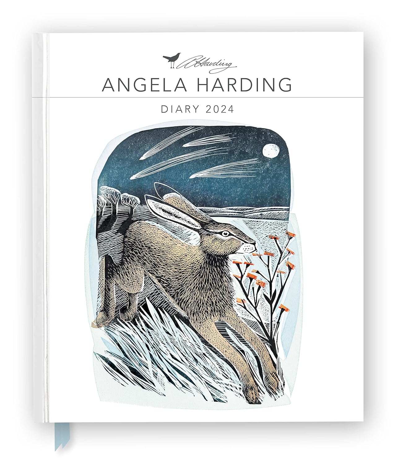 Amazon | Angela Harding 2024 Desk Diary - Week to View, Illustrated on ...