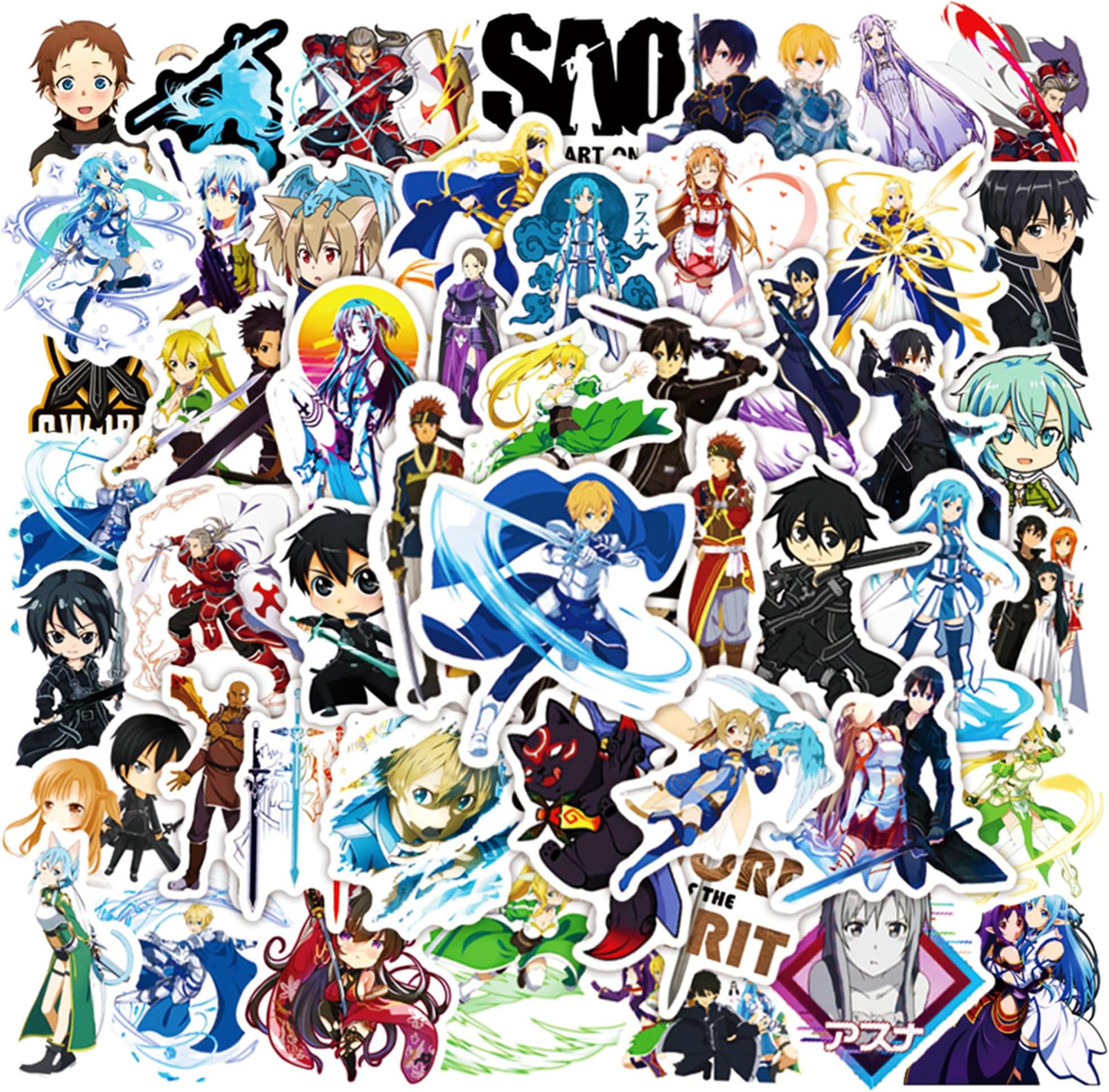 Amazon.com - Sword Art Online: Kirito Sticker Decal Vinyl Bumper ...