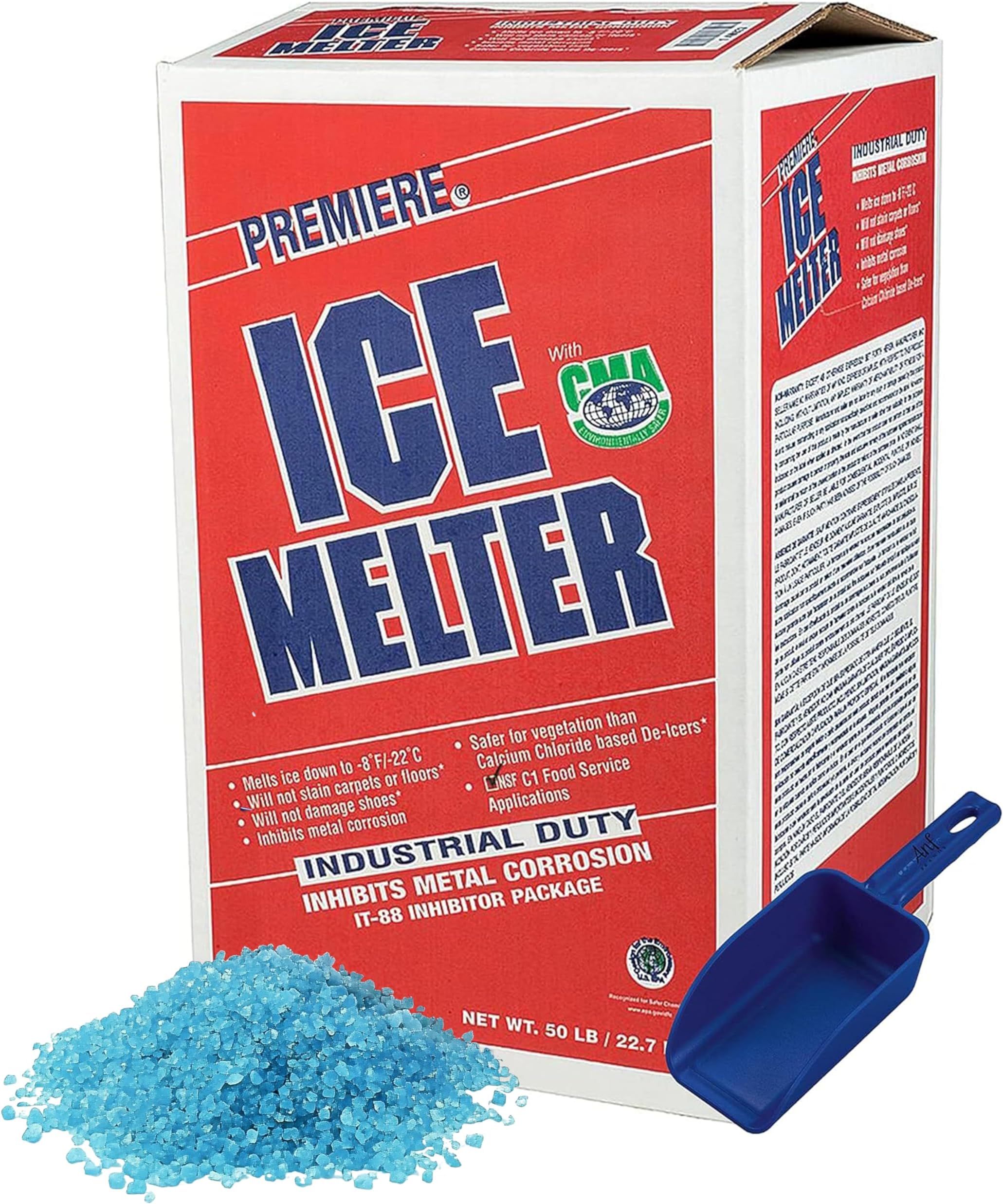 Amazon.com : (50 Lbs) - Premiere Ice and Snow Melter, Fast Acting Salt ...