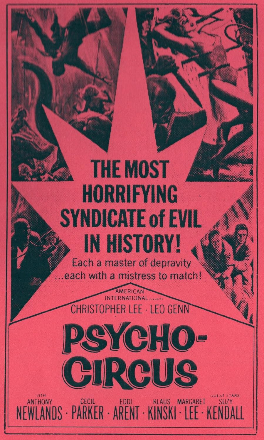 Amazon.com: Psycho-Circus [VHS] : Christopher Lee, Leo Genn, Anthony ...