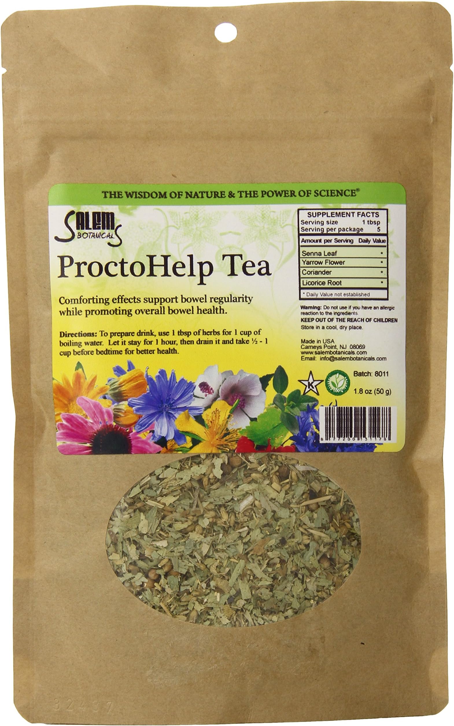 Amazon.com : Salem Botanicals Kidney Care Tea, 1.8 Ounce : Herbal Teas ...