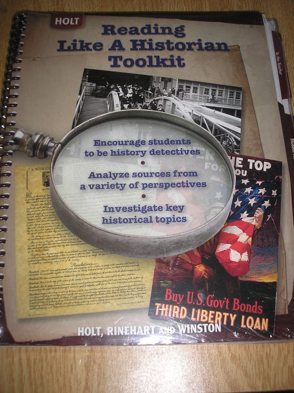 Holt Reading Like a Historian Toolkit: Samuel S. Wineburg ...