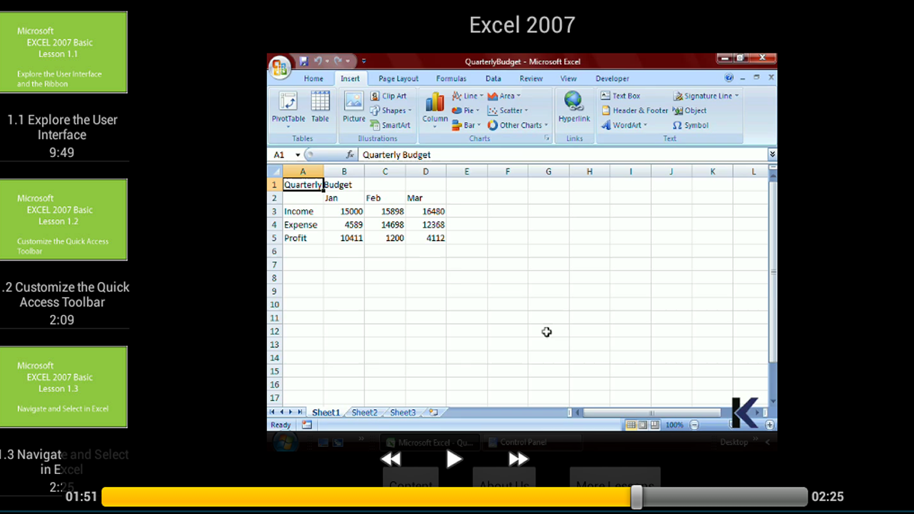 Teach Yourself Excel 2007 - App on the Amazon Appstore