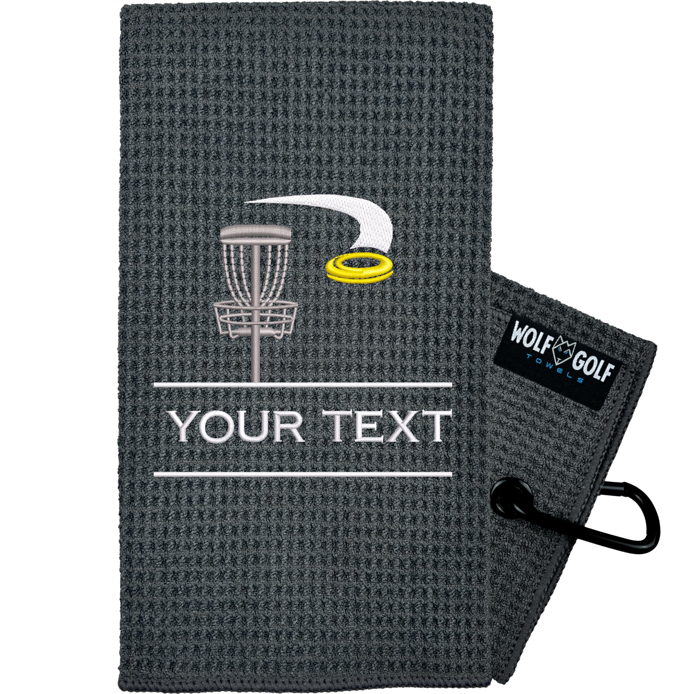 Amazon.com: Personalized Disc Golf Towel - Disc Golf Accessories - Disc ...