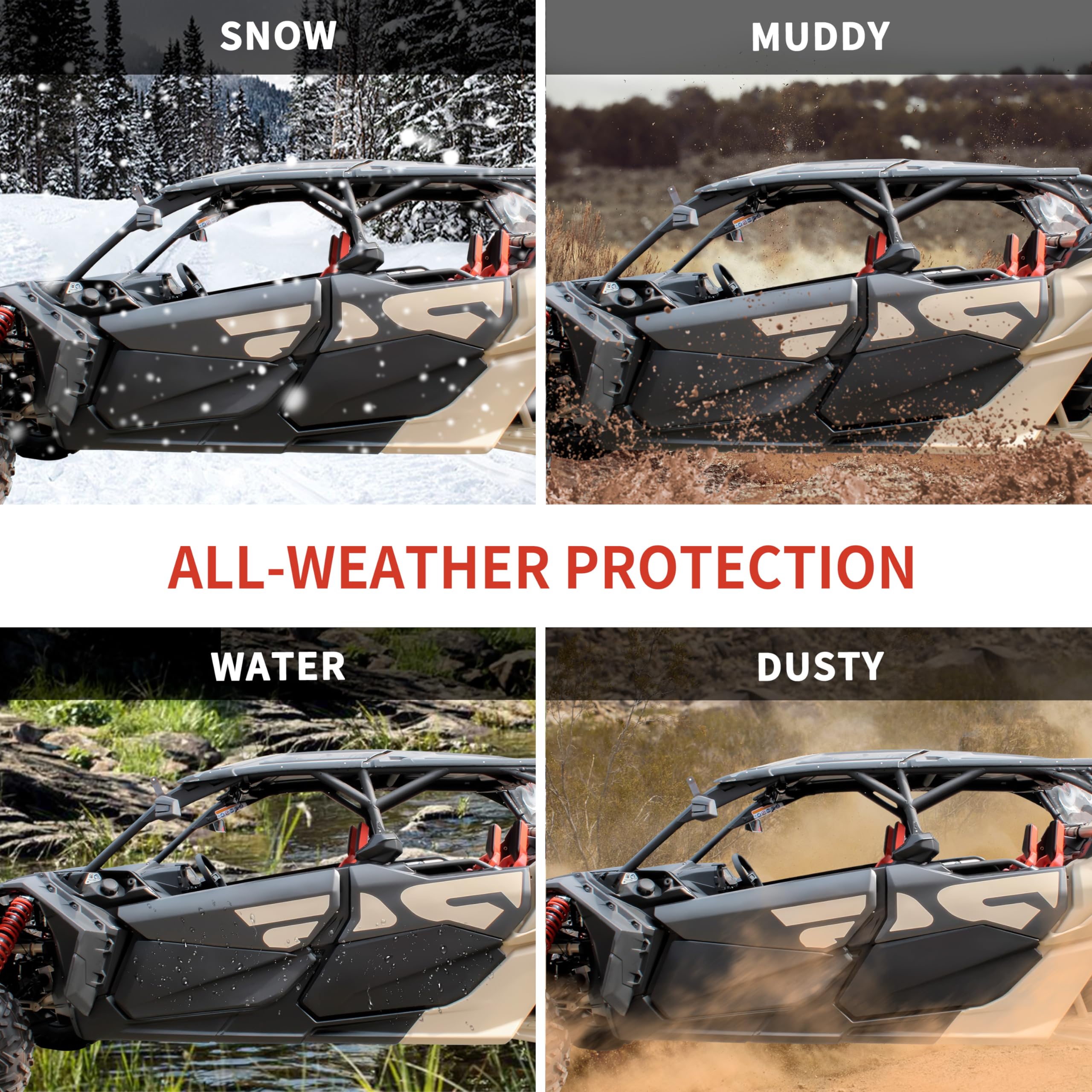 Can-Am X3 Lower Doors Lower Doors Kit For Can-Am X3 Max, SAUTVS Lower ...