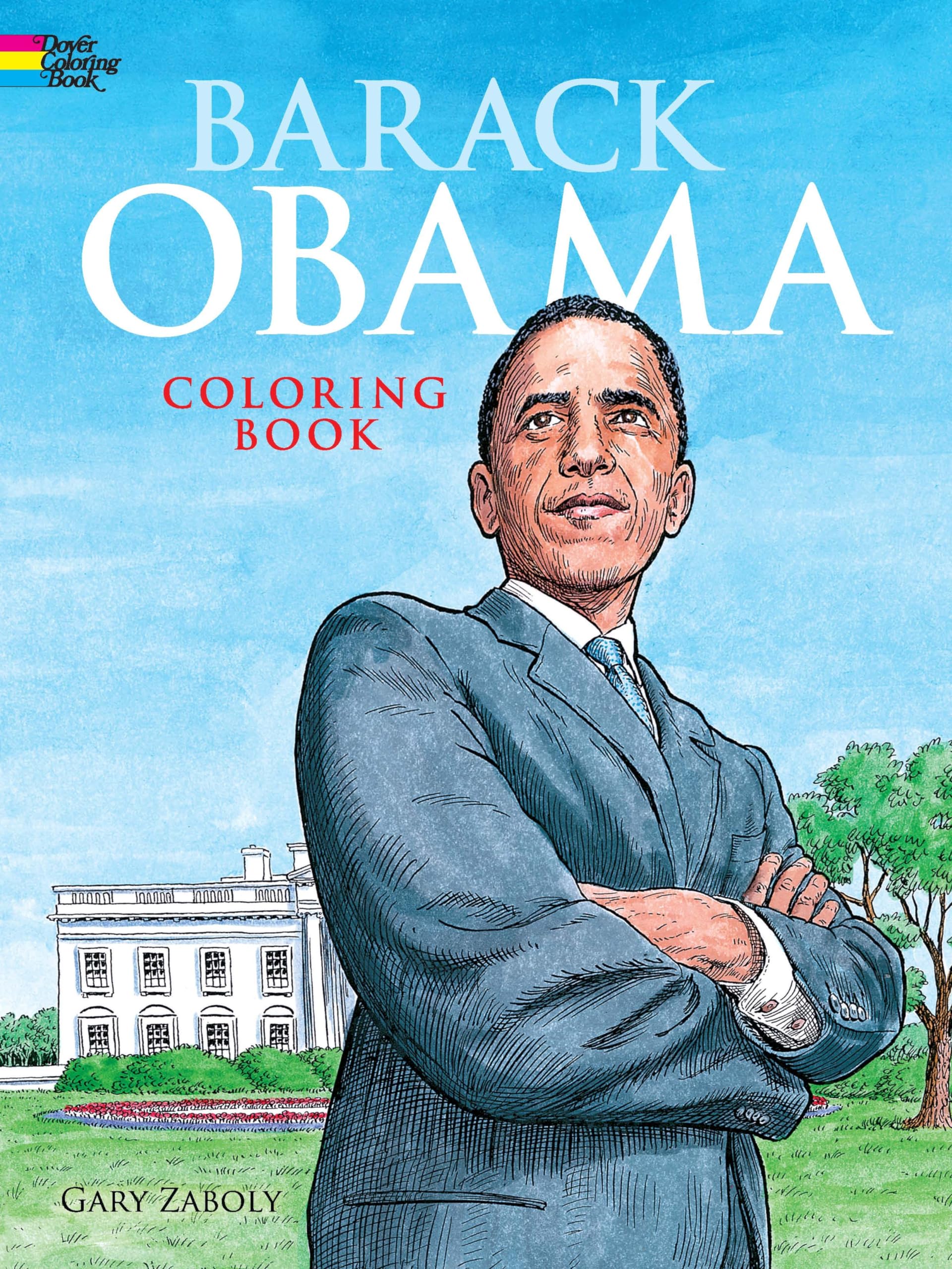 Barack Obama Coloring Page Bluebonkers : US Presidents Coloring Pages