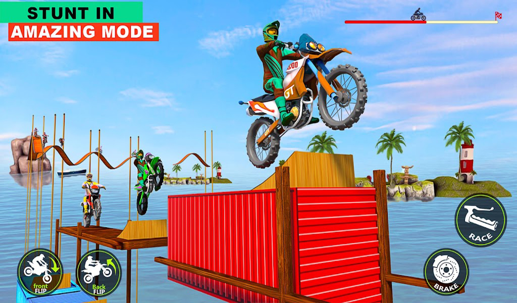 Mega Ramp Extreme Jumps Moto Stunt Bike 3D Game : Impossible Tracks ...