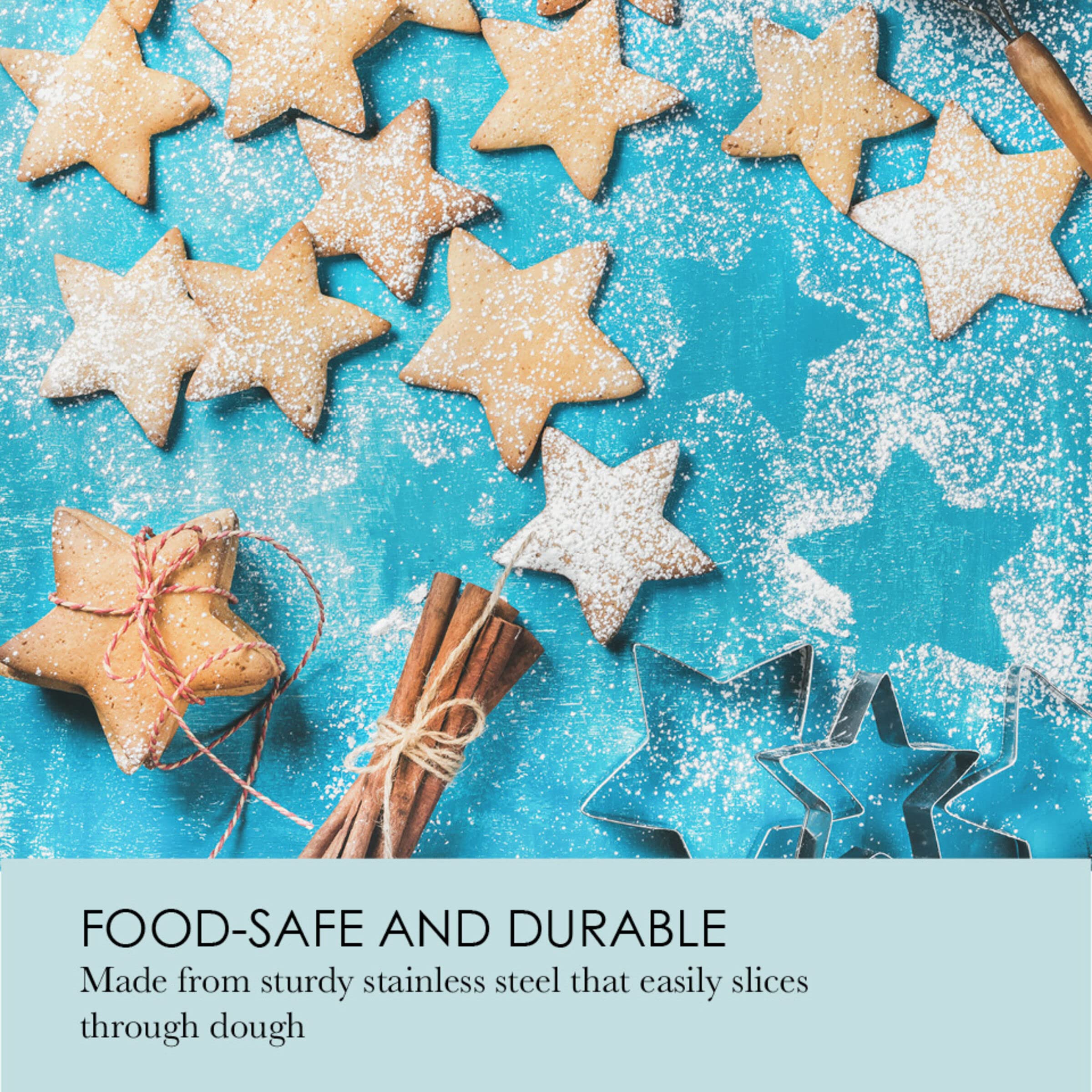 Snapklik.com : Chicago Metallic Stainless Steel Star Shape Cutters