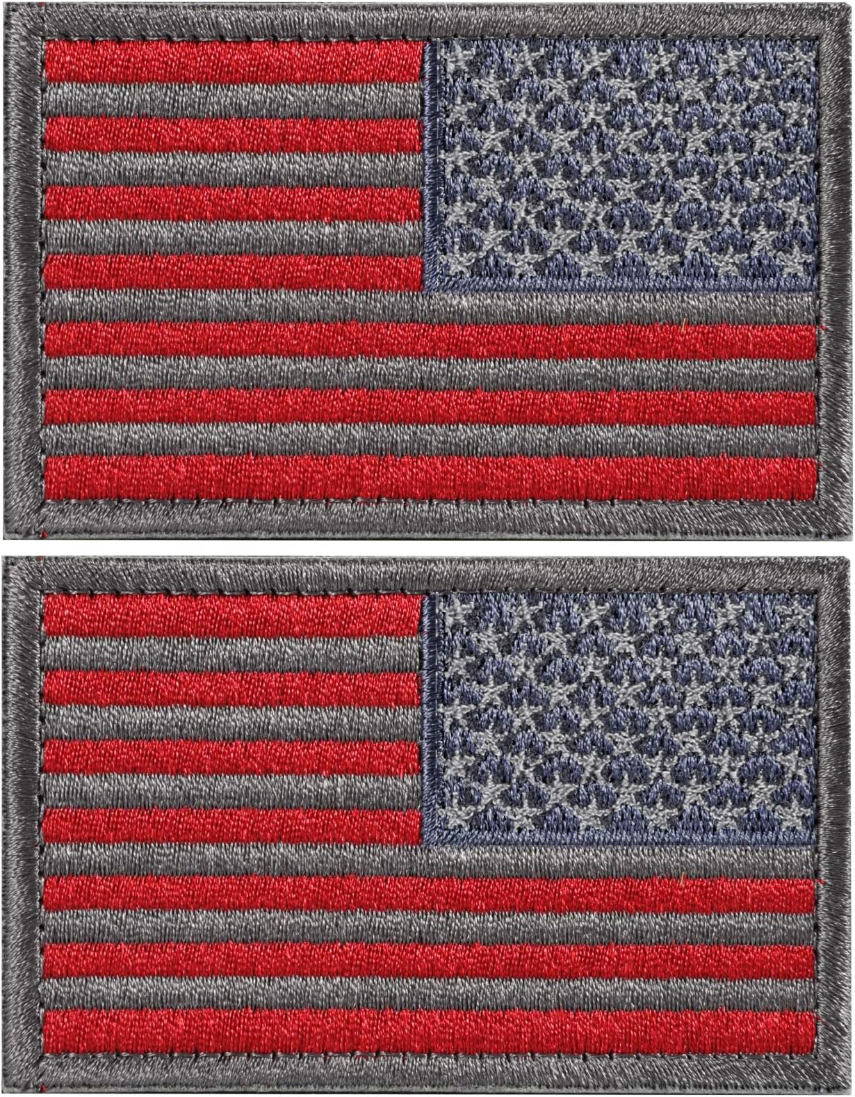 Amazon.com: 2 Pieces Tactical USA Flag Patch American Flag US United ...