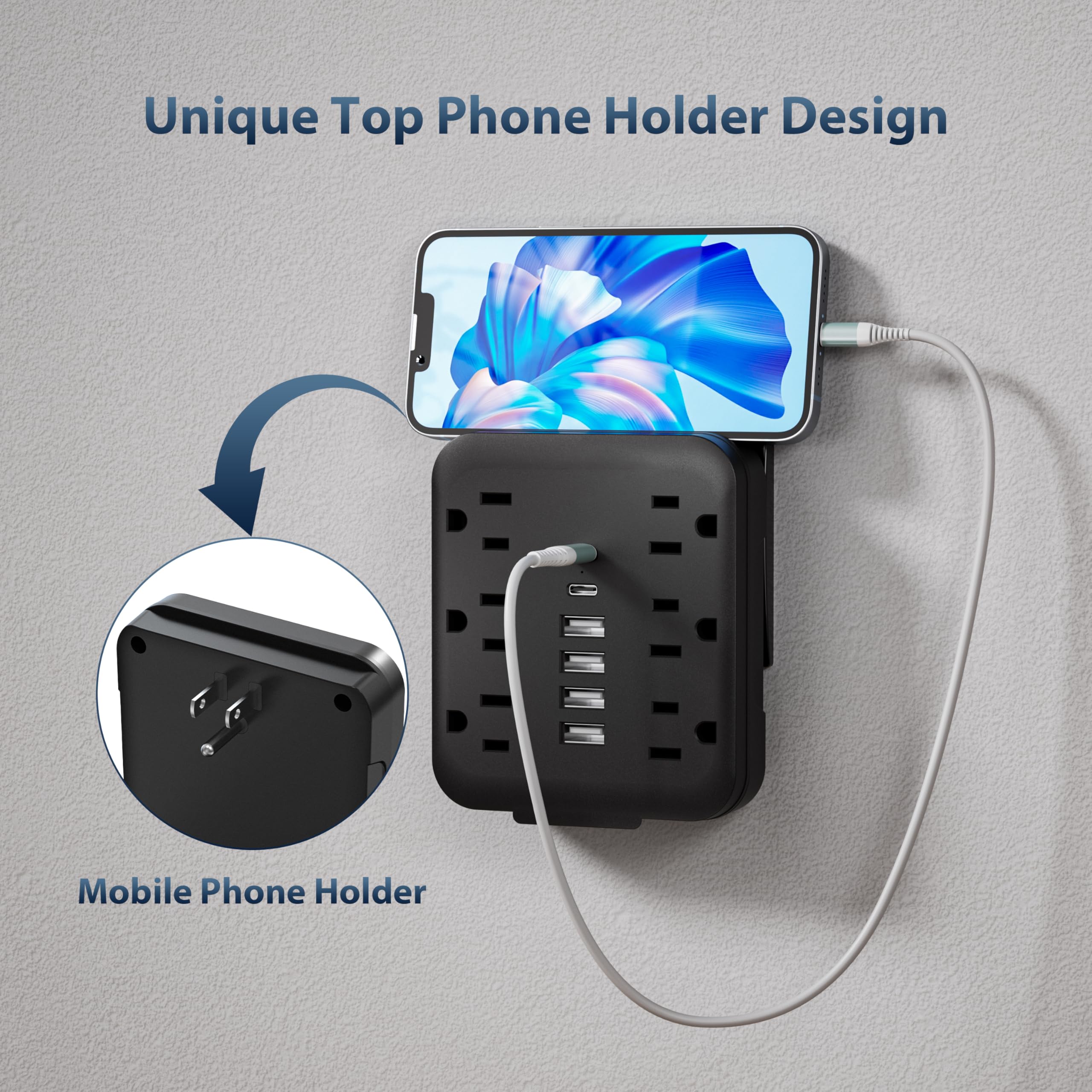 Snapklik.com : Multi Plug Wall Outlet Extender