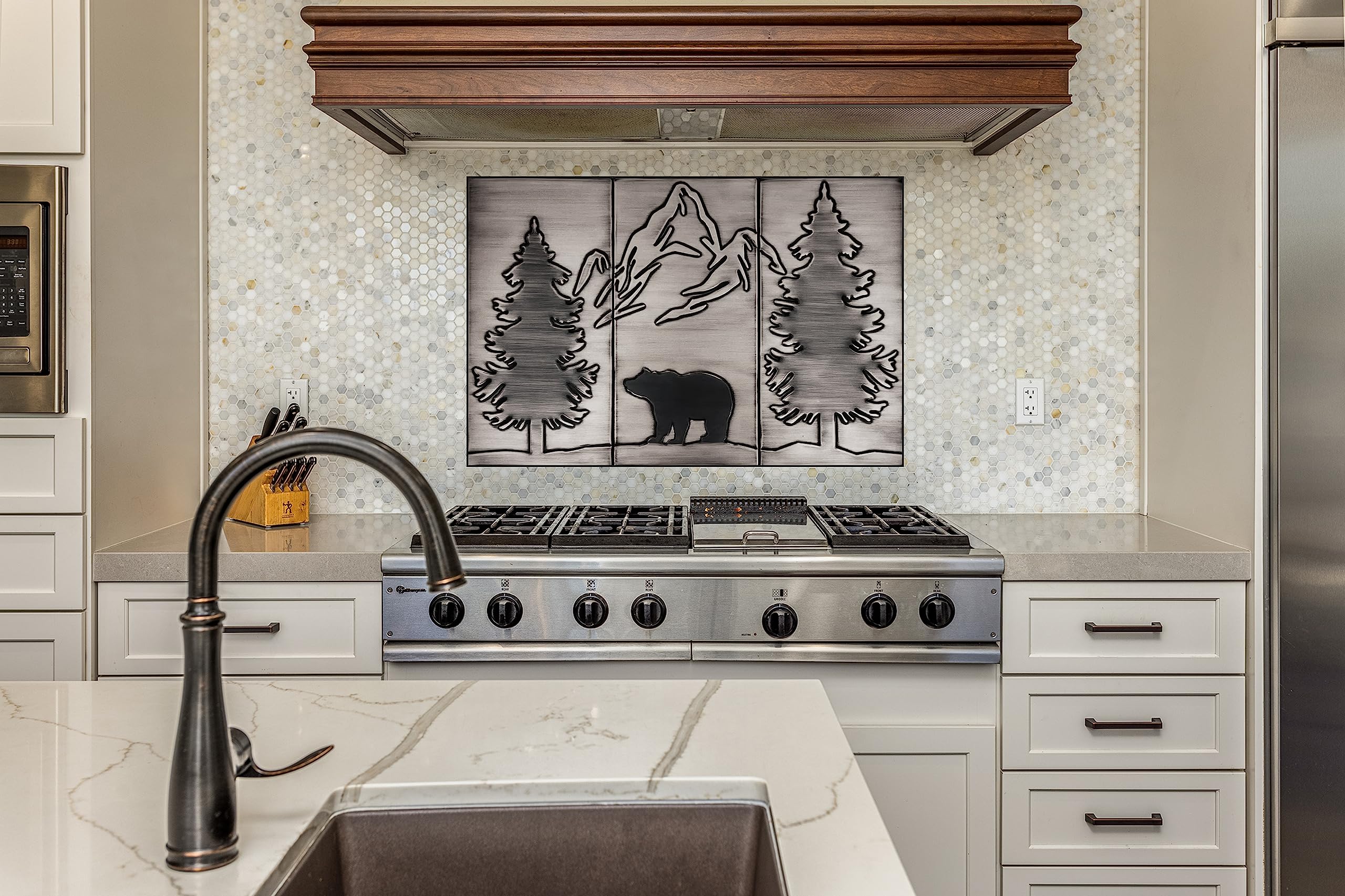Galvanized Steel Kitchen Backsplash Ideas