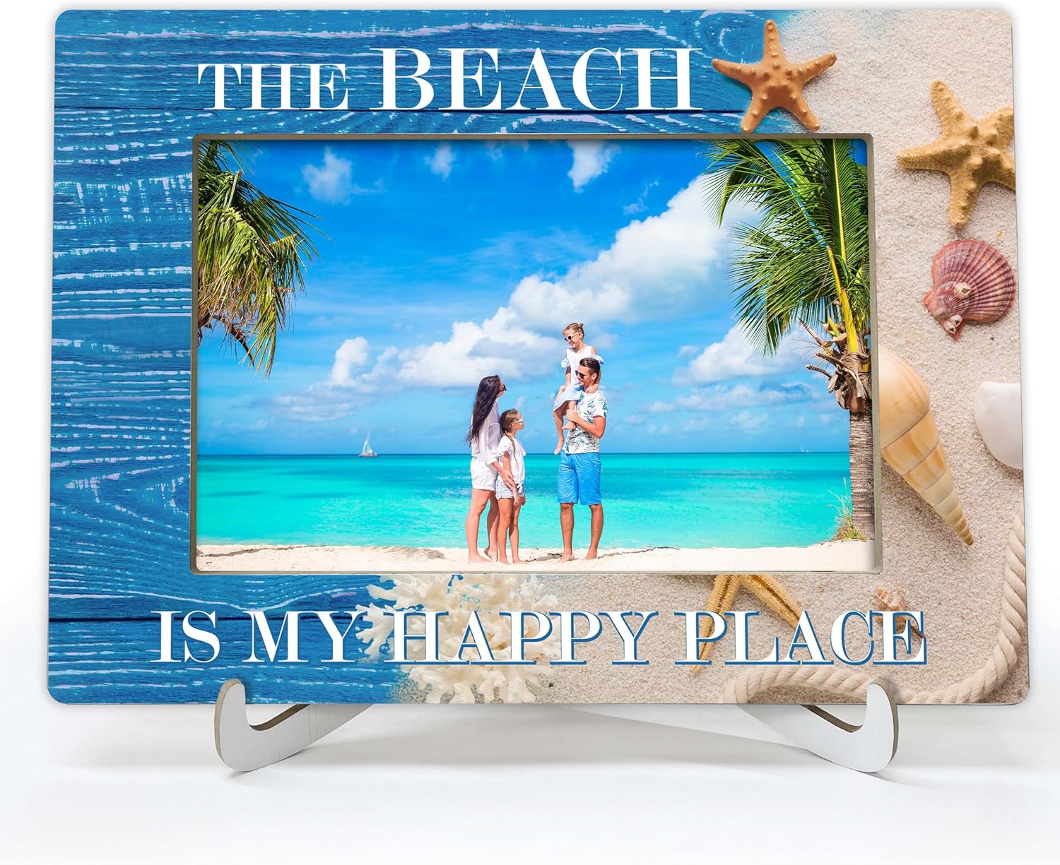 Amazon.com - YSTEP Beach Theme Frame, Summer Vacation Frame, Family ...