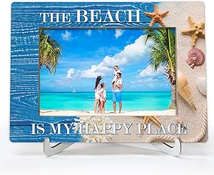 Amazon.com - YSTEP Beach Theme Frame, Summer Vacation Frame, Family ...