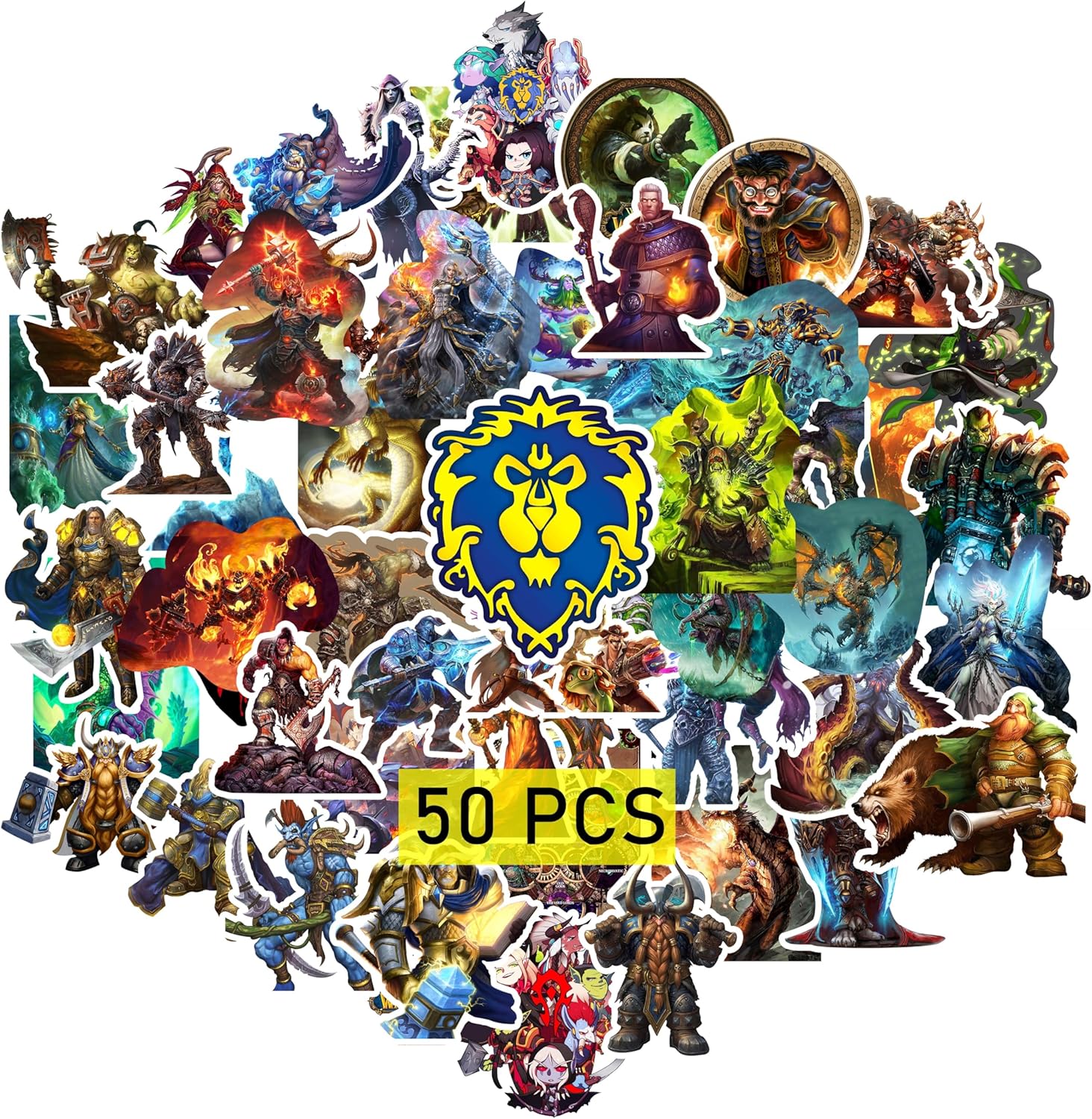 Amazon.com: Kilmila Wow Stickers (50Pcs Large Size) Gifts Cartoon Cute ...