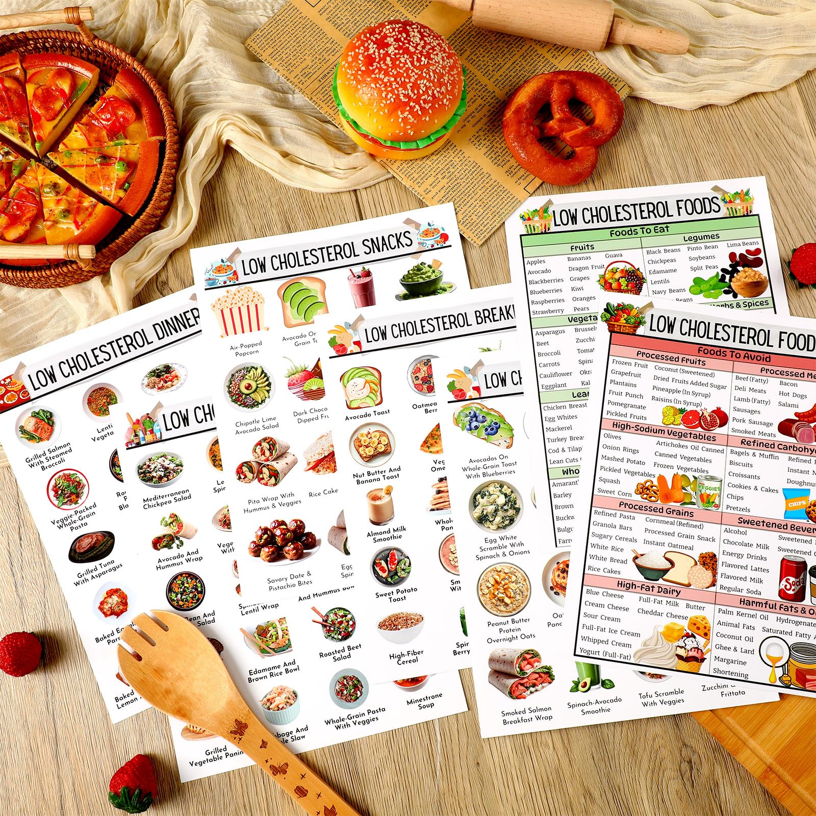 Snapklik.com : 12 Pcs Cholesterol Lowering Food List Poster List Foods ...