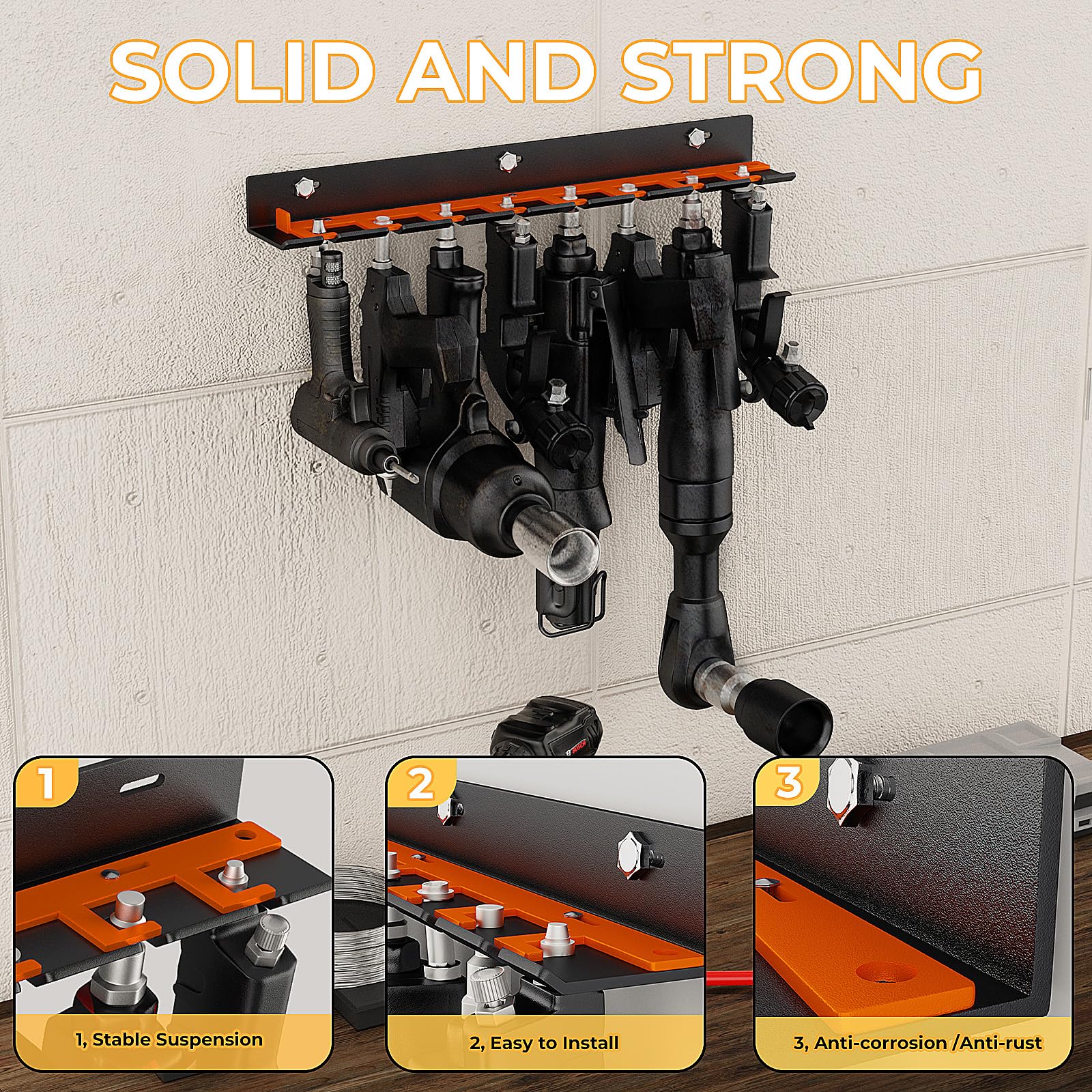 Pneumatic Air Tool Storage Garage Imperial Air Tool Storage Rack