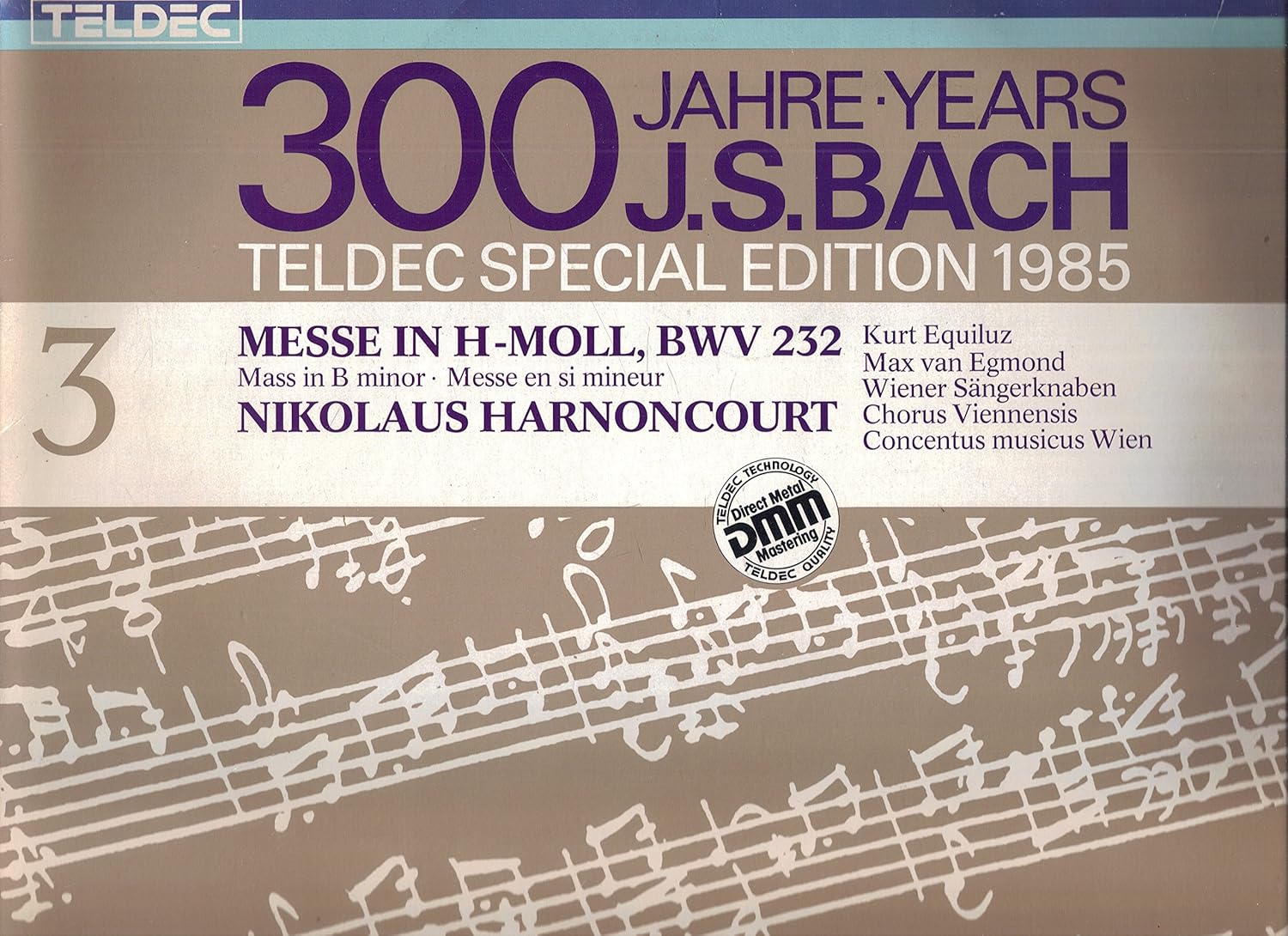 Amazon.com: Bach: Messe in H-moll [Mass in B Minor], BVW 232 (300 Years ...